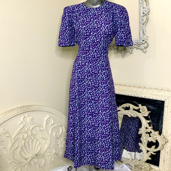 karin stevens | Dresses | Vintage Karin Stevens Pleated Sleeve Prairie ...